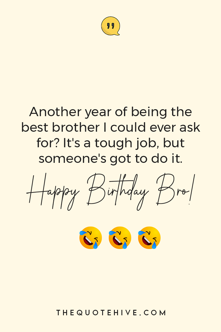 130+ Best Funny Birthday Quotes For Brother