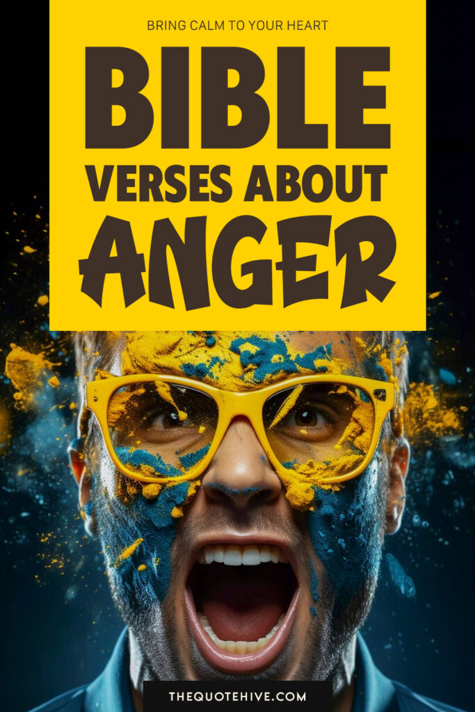 50 Calming Bible Verses For Anger