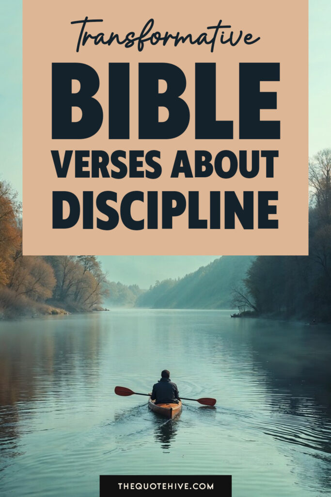 50 Transformative Bible Verses About Discipline