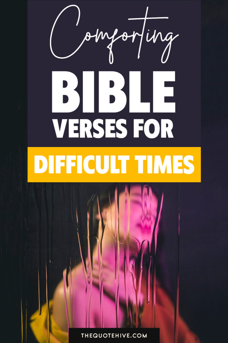 50 Encouraging Bible Verses For Difficult Times