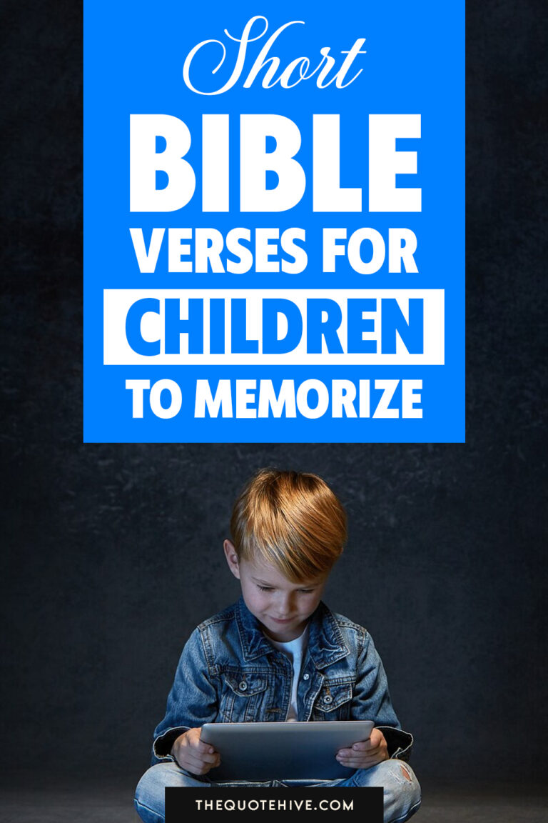 50 Inspiring Bible Verses For Children