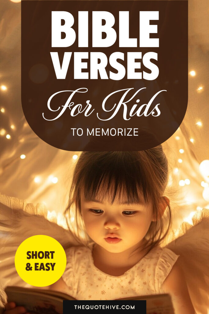 50 Inspiring Bible Verses For Children