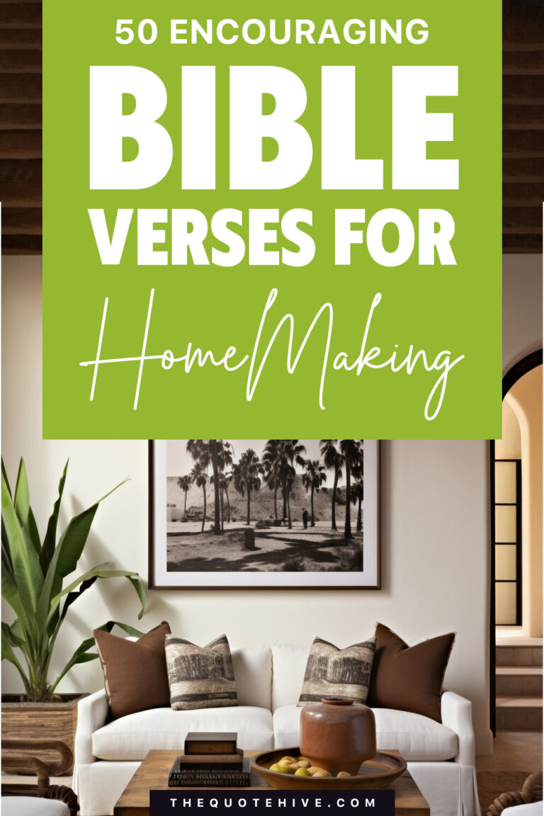 50 Best Bible Verses About Homemaking