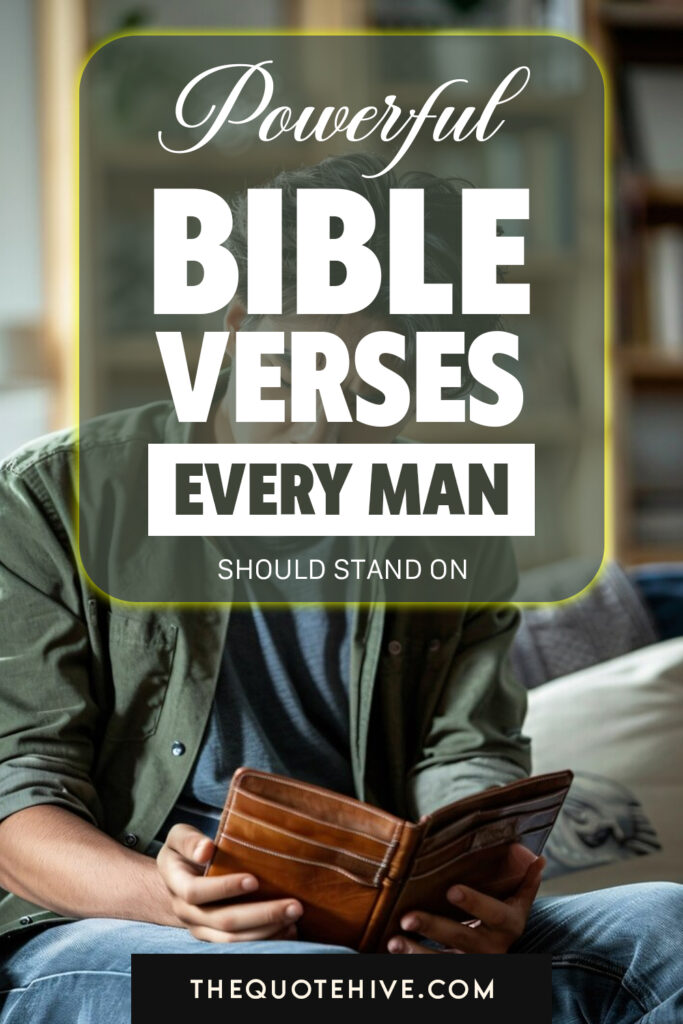 70 Best Bible Verses For Men To Strengthen Their Faith