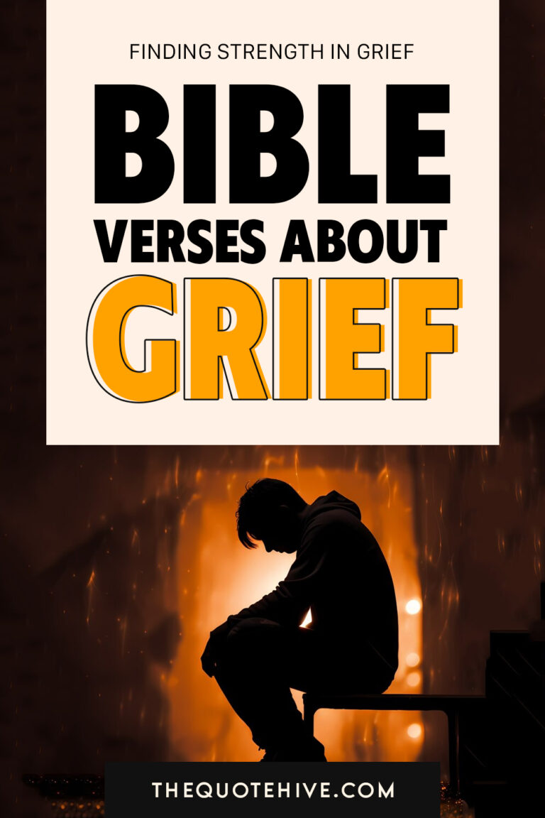 70 Uplifting Bible Verses For Grief