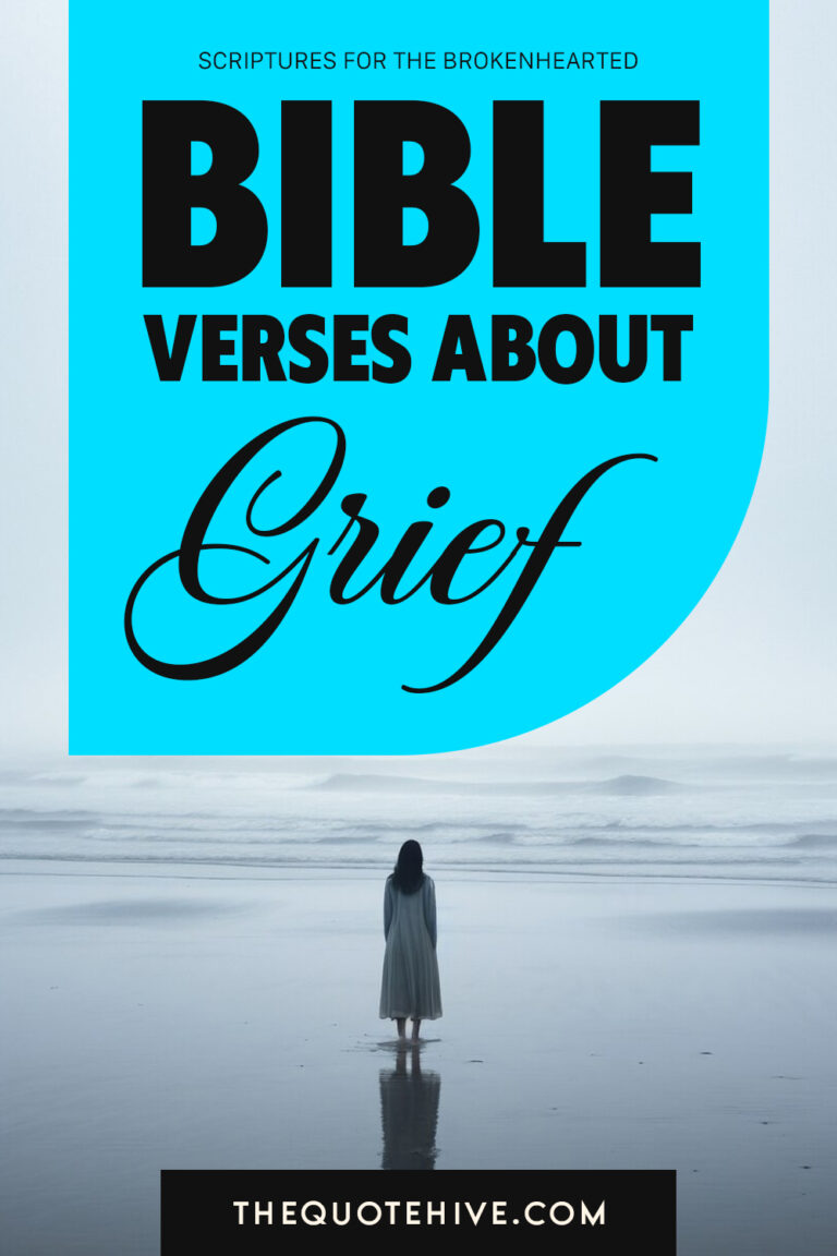 70 Uplifting Bible Verses For Grief