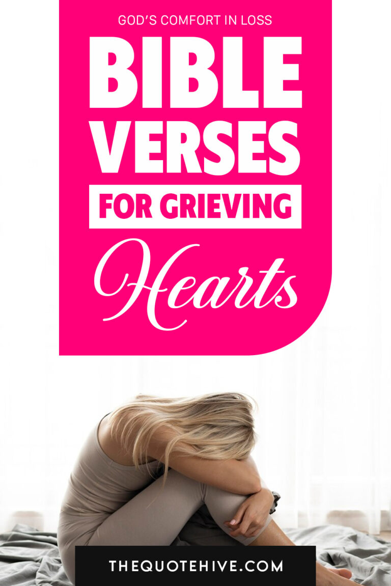 70 Uplifting Bible Verses For Grief