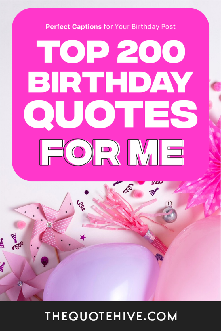 200+ Best Birthday Quotes For Me