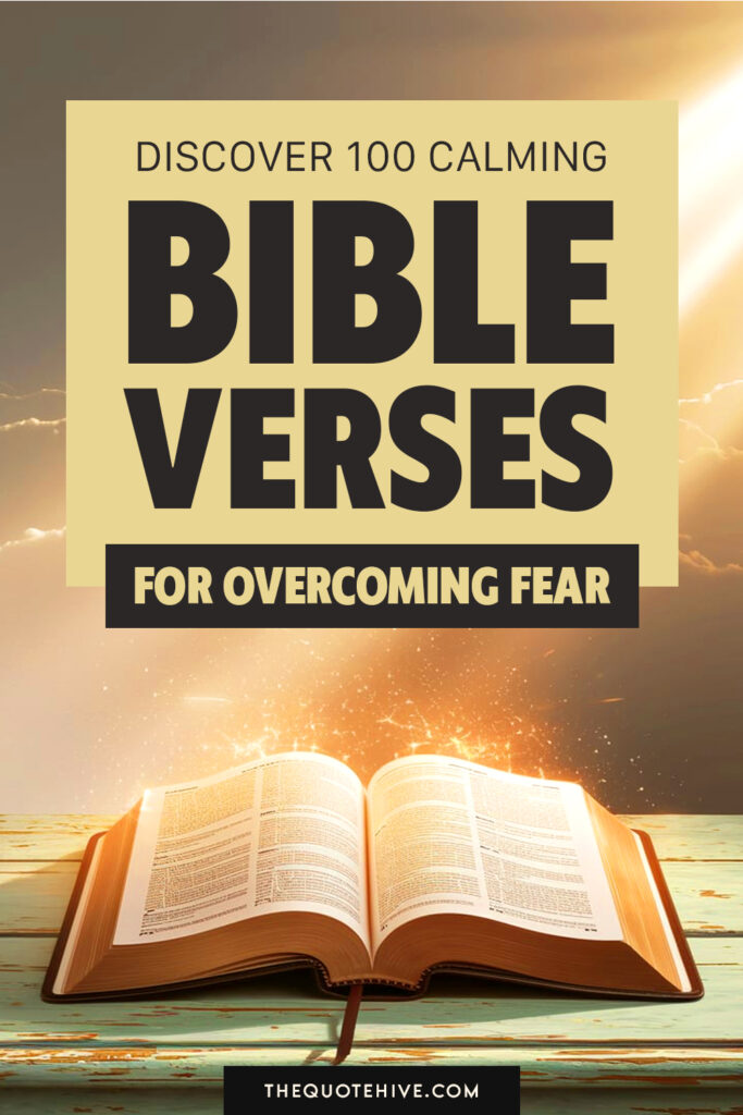 100 Must-Read Bible Verses For Overcoming Fear